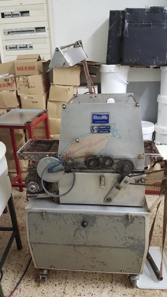 Bañadora de chocolate Chocoma de 180 mm anchura - Maquinaria Industrial ...